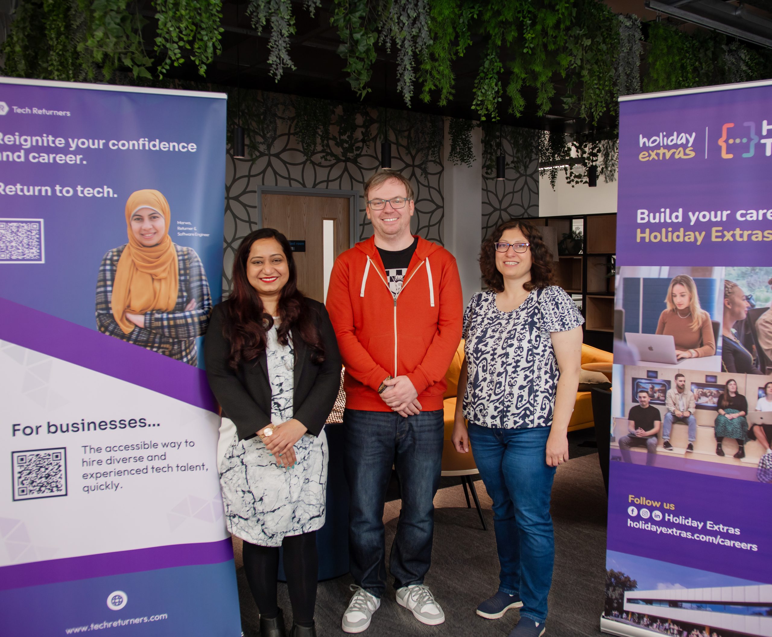 Holiday Extras case study - Tech Returners